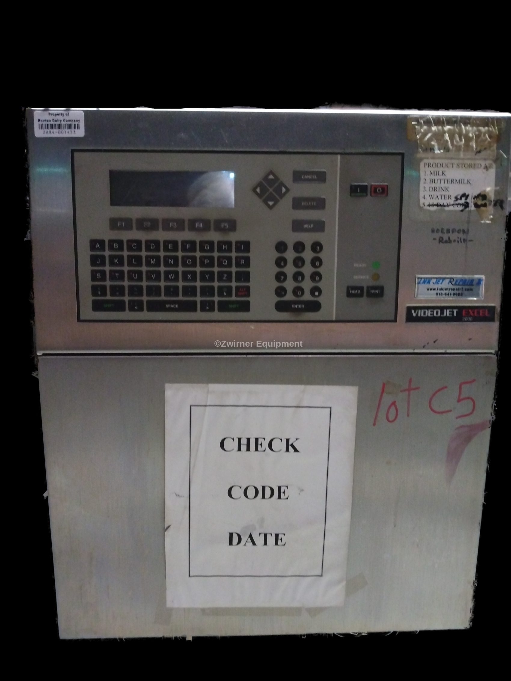 VIDEOJET EXCEL 2000 - Zwirner Equipment Company