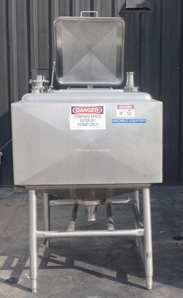 BREDDO 150 GALLON STAINLESS STEEL JACKETED LIQUIFIER - Zwirner ...